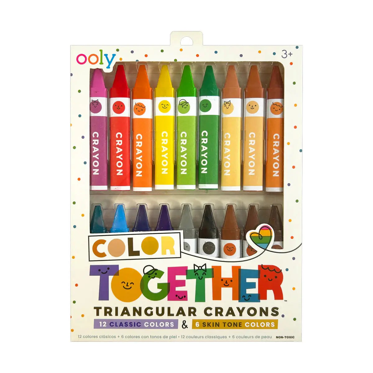 Ooly – Color Together: Crayons (Set of 18) - The Party Boutique