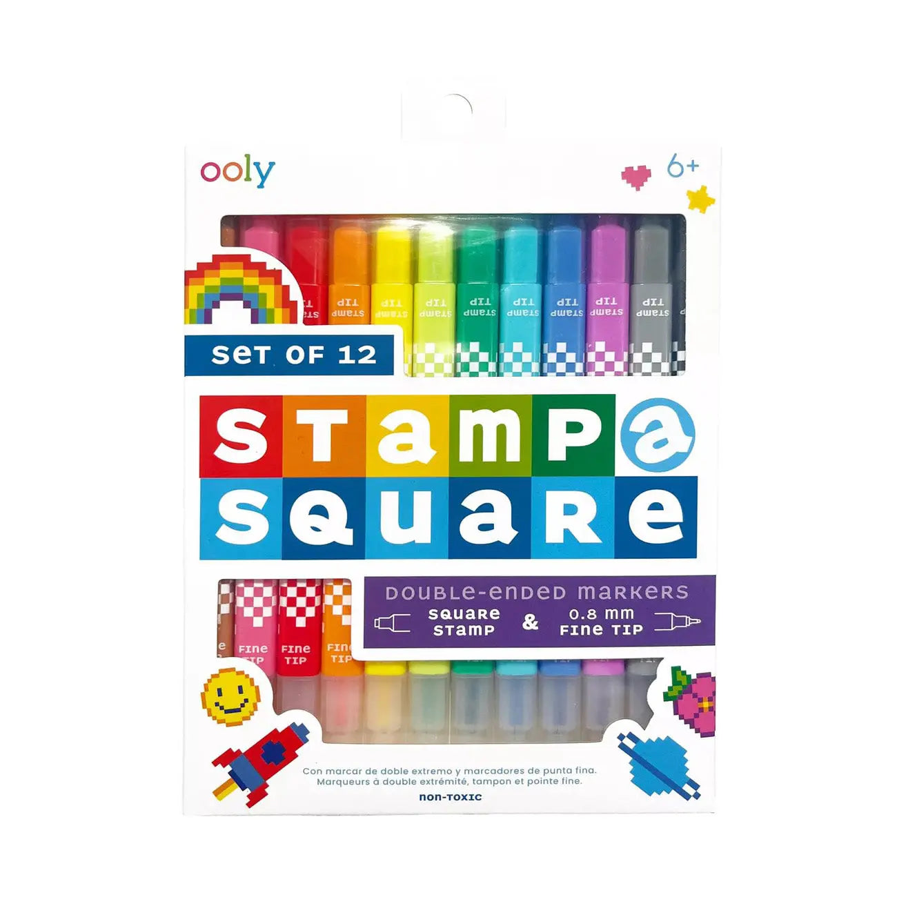 Rainbow Sparkle Glitter Markers - The Party Boutique